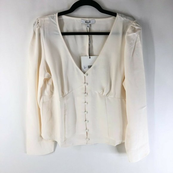 Billie The Label | Tops | Billie The Label Jacinda Puff Sleeve Top ...